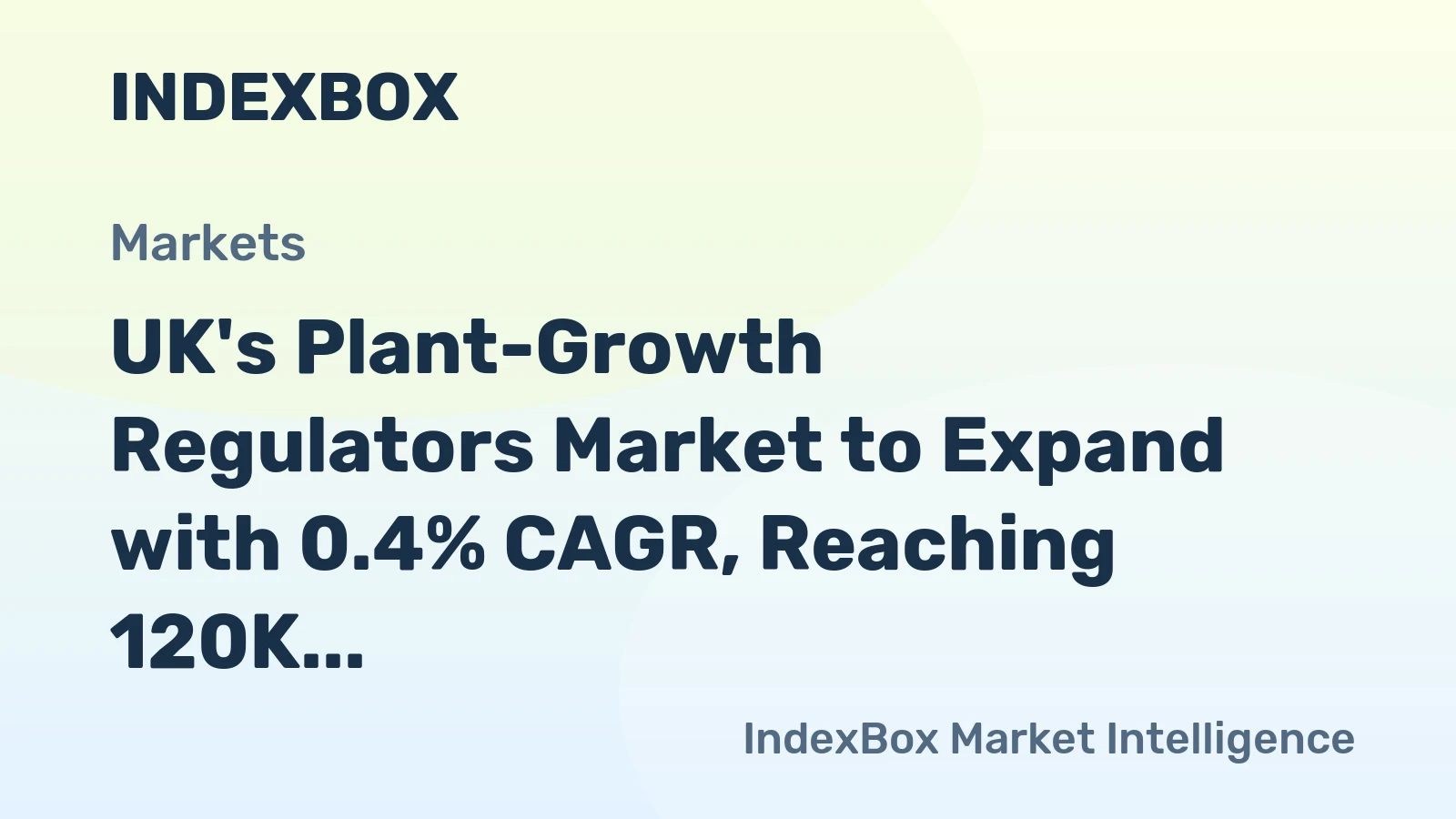 UK's Plant-Growth Regulators Market to Expand with 0.4% CAGR, Reaching 120K Tons by 2035