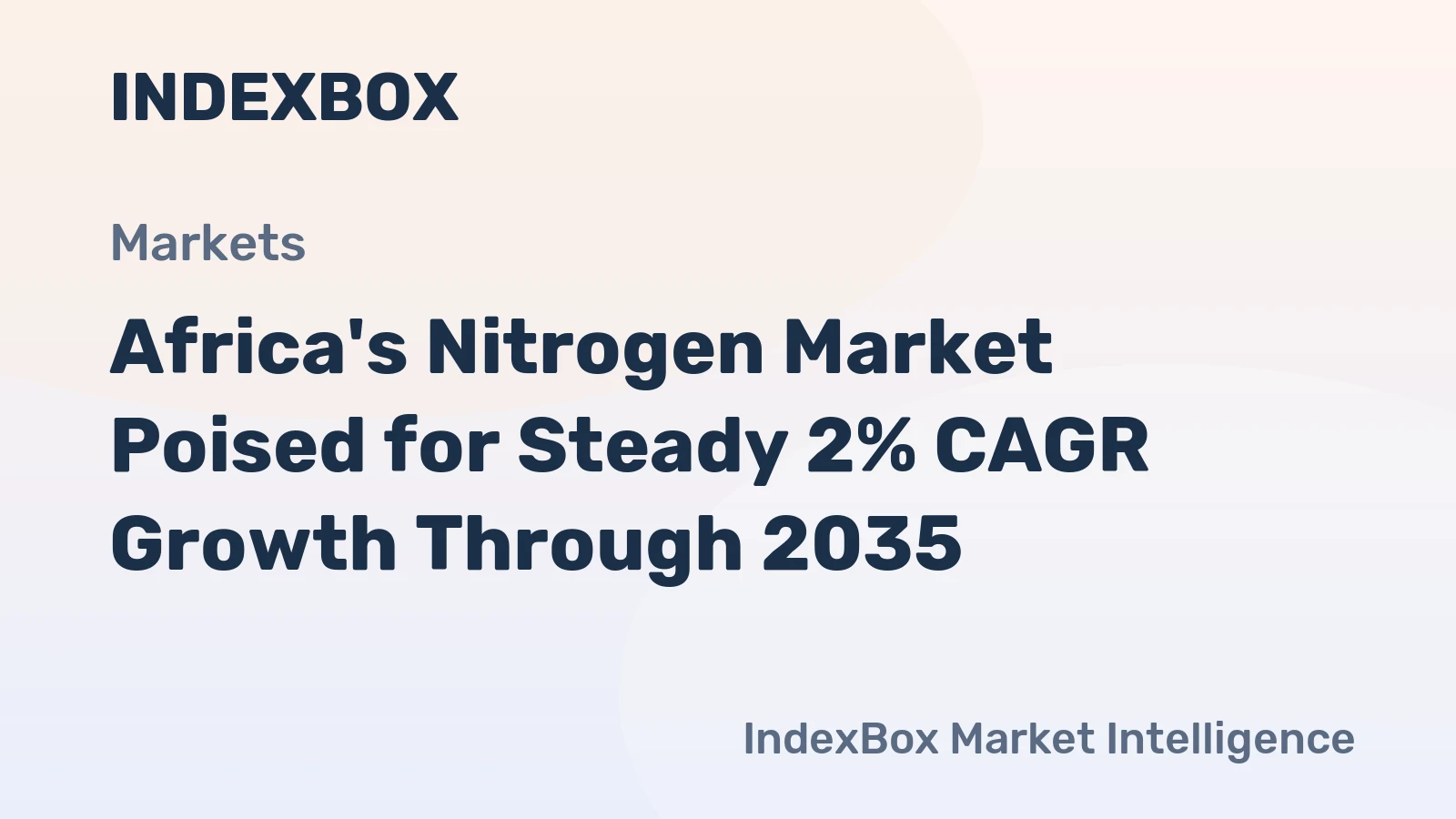 Africa's Nitrogen Market Poised for Steady 2% CAGR Growth Through 2035