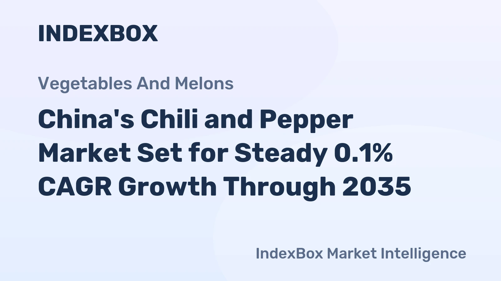 China's Chili and Pepper Market Set for Steady 0.1% CAGR Growth Through 2035