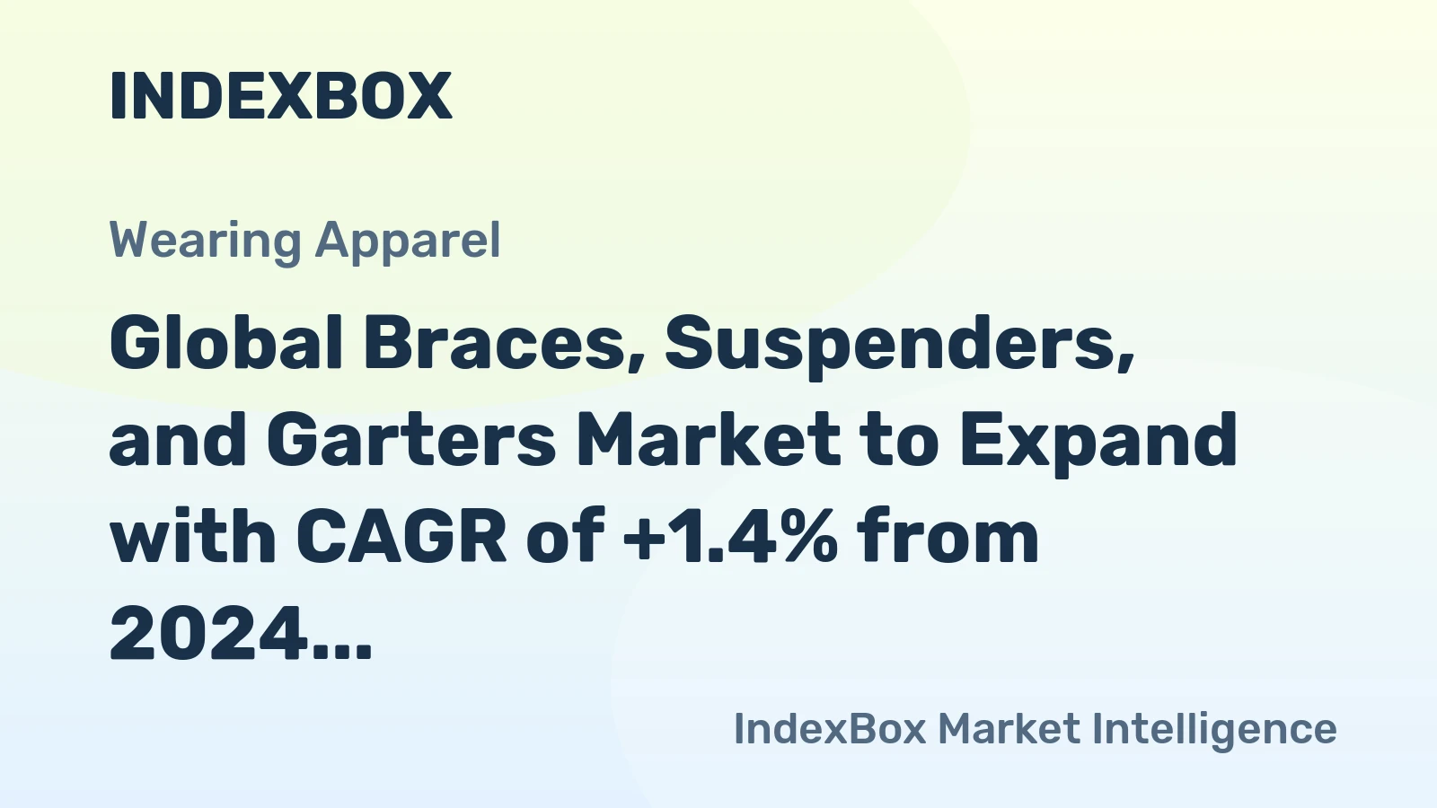 Global Braces, Suspenders, and Garters Market to Expand with CAGR of +1.4% from 2024 to 2035