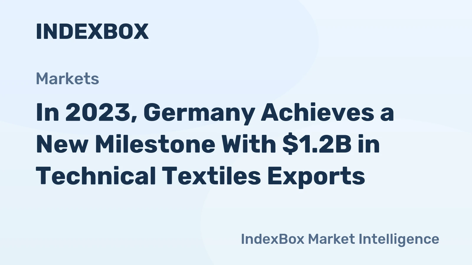 In 2023, Germany Achieves a New Milestone With $1.2B in Technical Textiles Exports