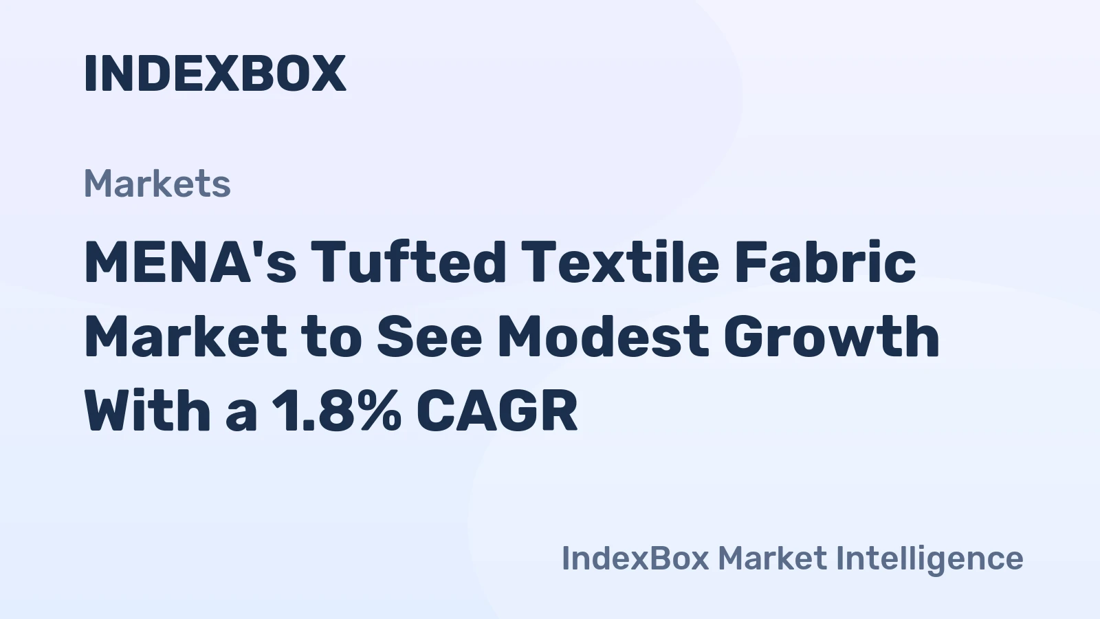 MENA's Tufted Textile Fabric Market to See Modest Growth With a 1.8% CAGR