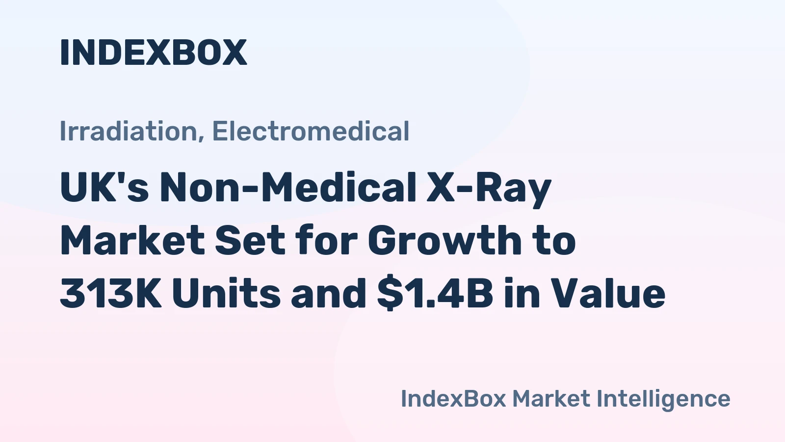 UK's Non-Medical X-Ray Market Set for Growth to 313K Units and $1.4B in Value