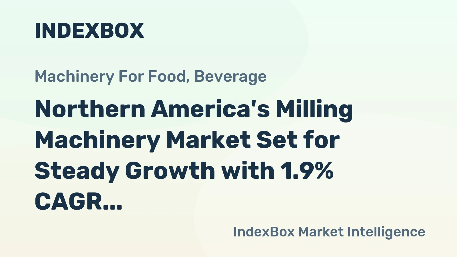 Northern America's Milling Machinery Market Set for Steady Growth with 1.9% CAGR in Value Through 2035