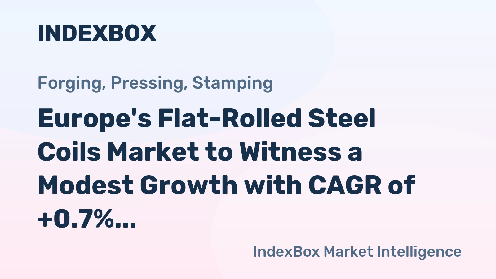 Europe's Flat-Rolled Steel Coils Market to Witness a Modest Growth with CAGR of +0.7% by 2035