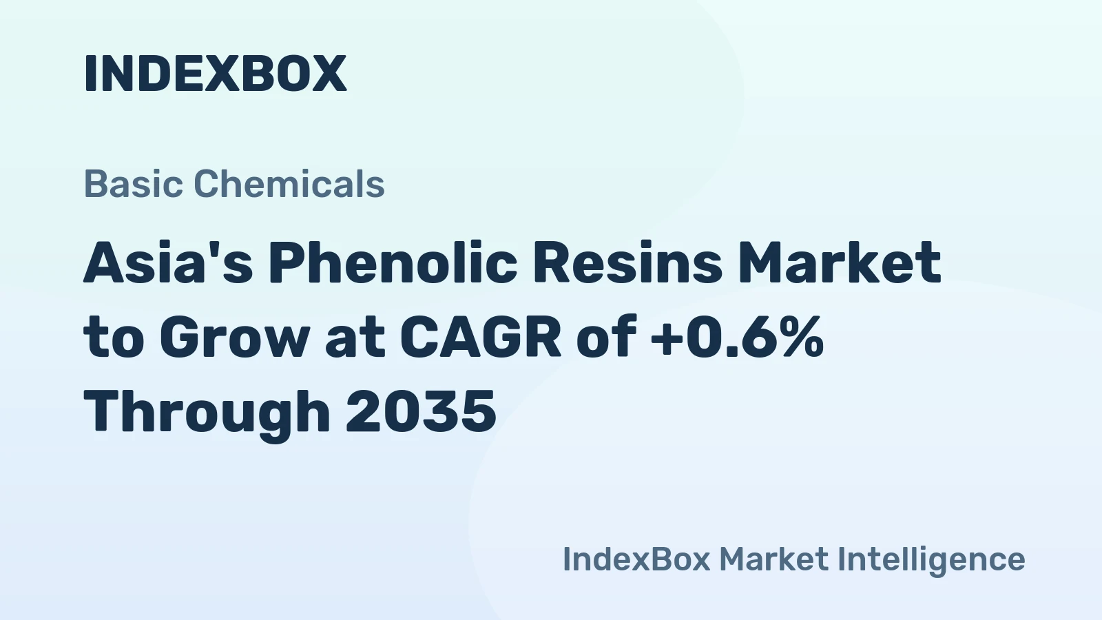 Asia's Phenolic Resins Market to Grow at CAGR of +0.6% Through 2035