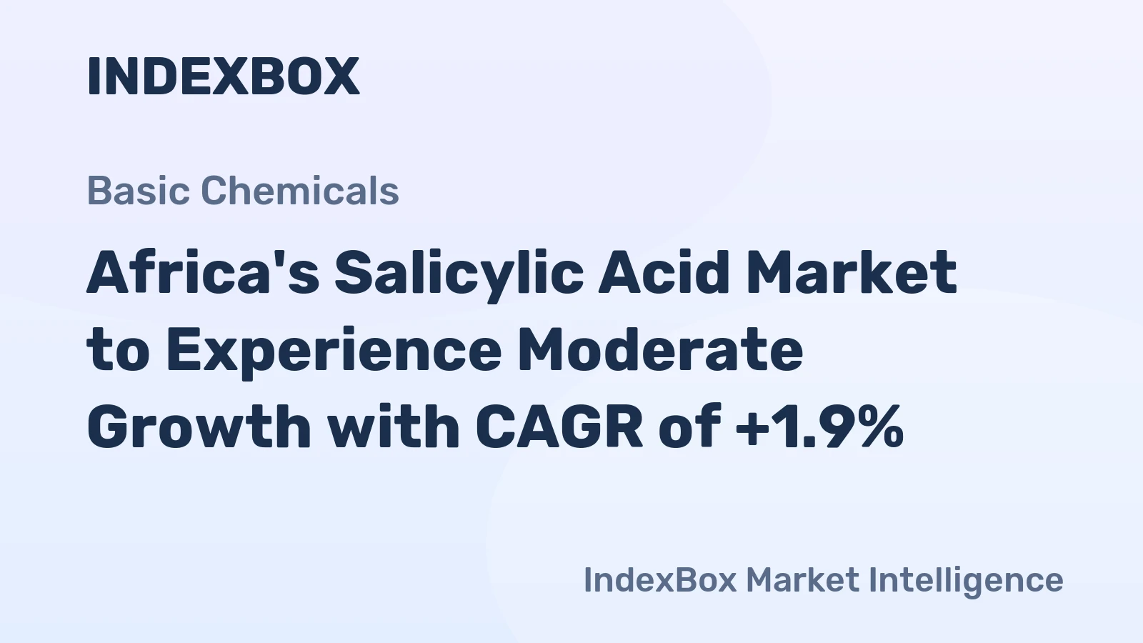 Africa's Salicylic Acid Market to Experience Moderate Growth with CAGR of +1.9%