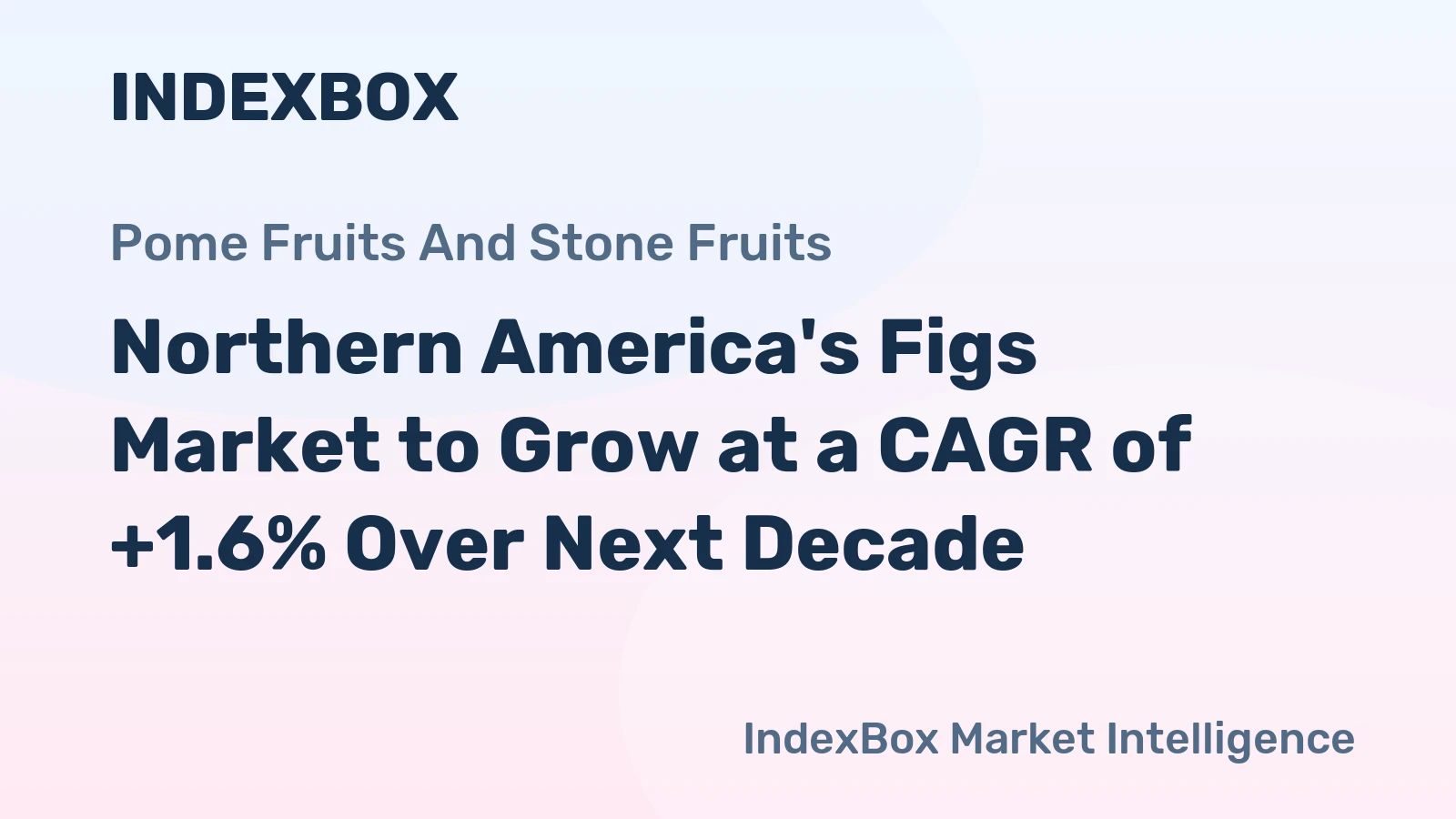Northern America's Figs Market to Grow at a CAGR of +1.6% Over Next Decade