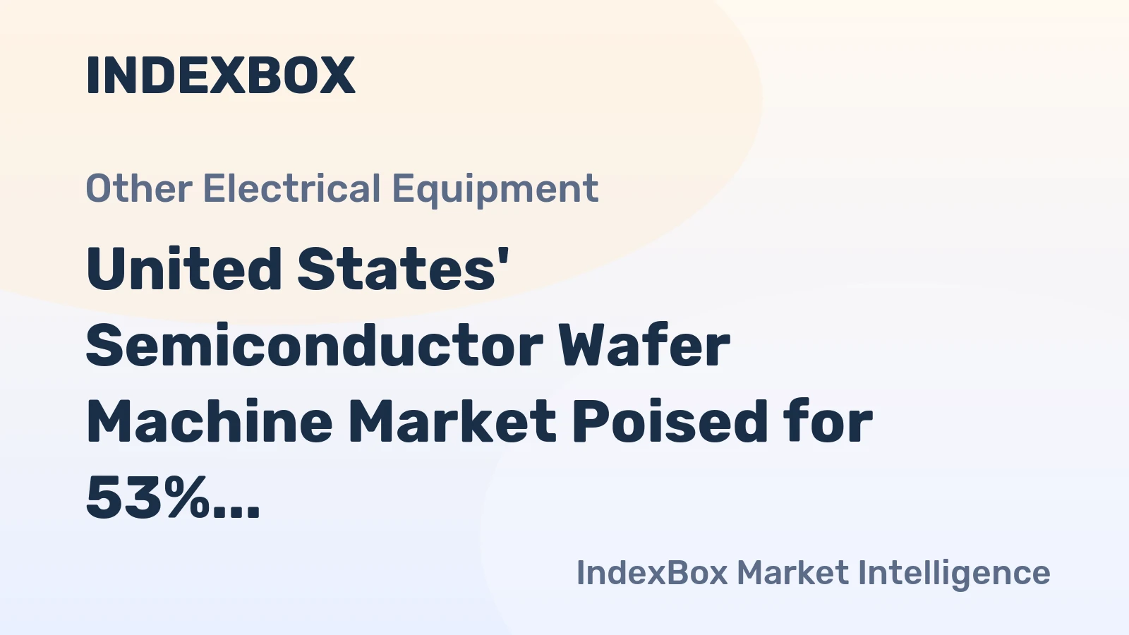 United States' Semiconductor Wafer Machine Market Poised for 53% CAGR Growth Through 2035