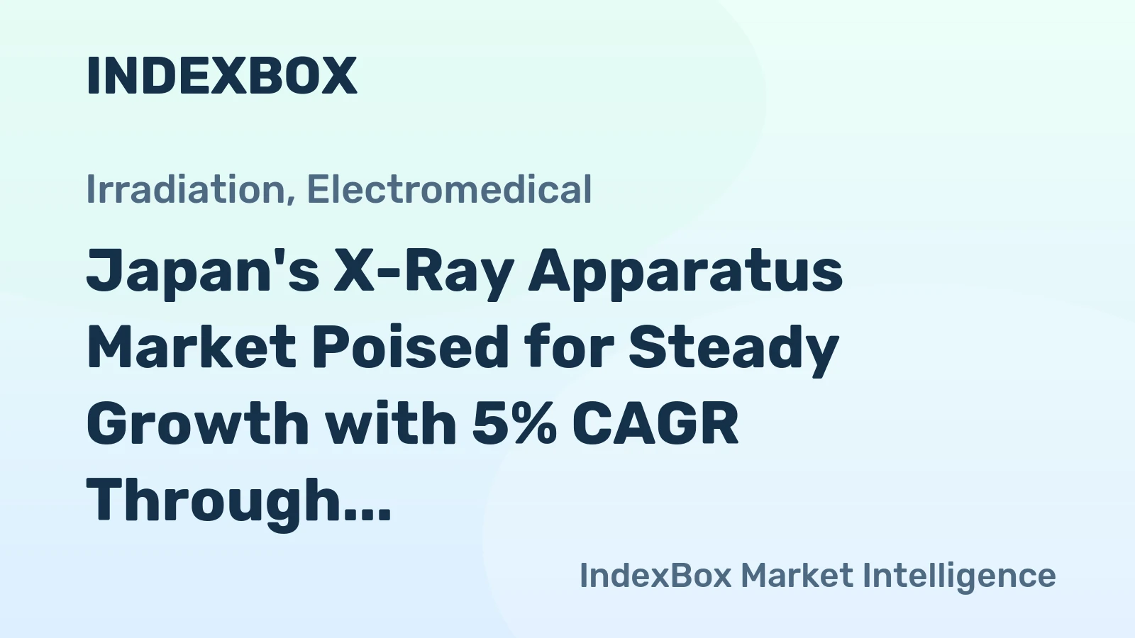 Japan's X-Ray Apparatus Market Poised for Steady Growth with 5% CAGR Through 2035