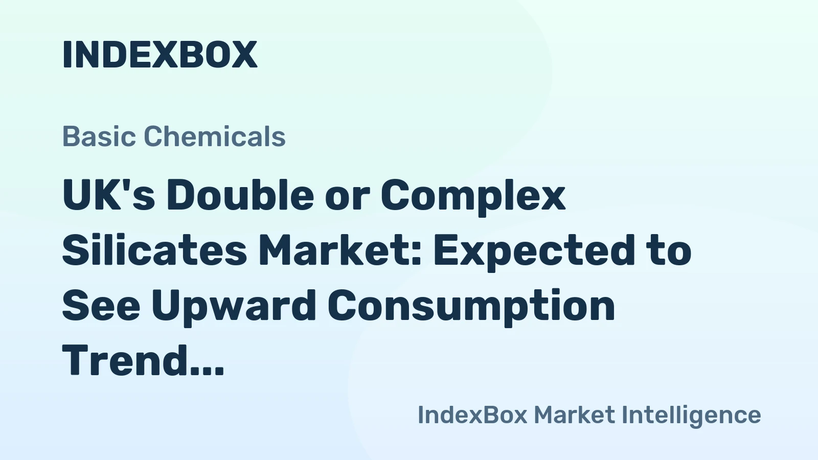 UK's Double or Complex Silicates Market: Expected to See Upward Consumption Trend, Reaching 25K tons by 2035