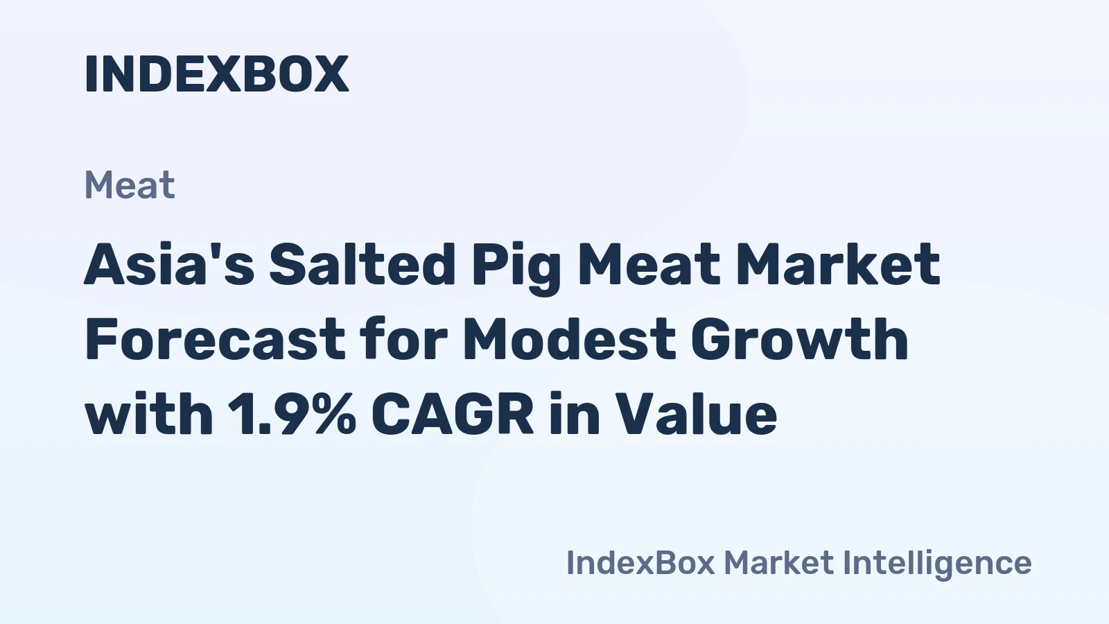 Asia's Salted Pig Meat Market Forecast for Modest Growth with 1.9% CAGR in Value