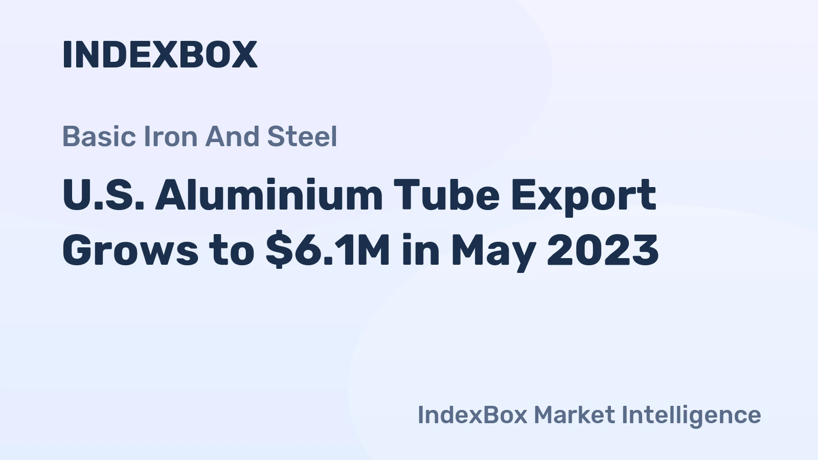 U.S. Aluminium Tube Export Grows to $6.1M in May 2023