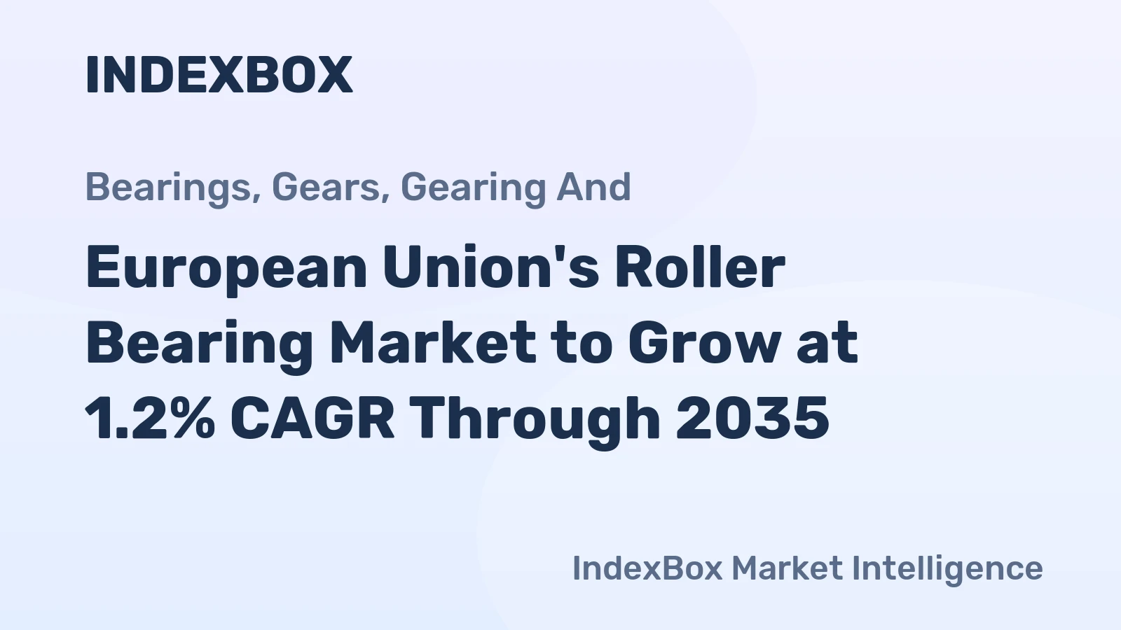 European Union's Roller Bearing Market to Grow at 1.2% CAGR Through 2035