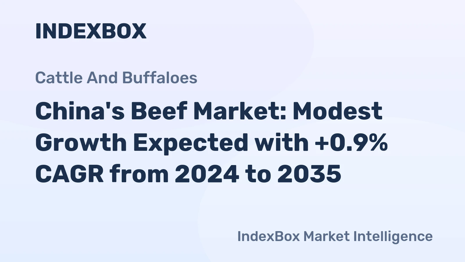 China's Beef Market: Modest Growth Expected with +0.9% CAGR from 2024 to 2035