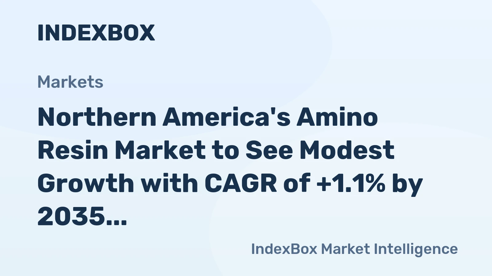 Northern America's Amino Resin Market to See Modest Growth with CAGR of +1.1% by 2035