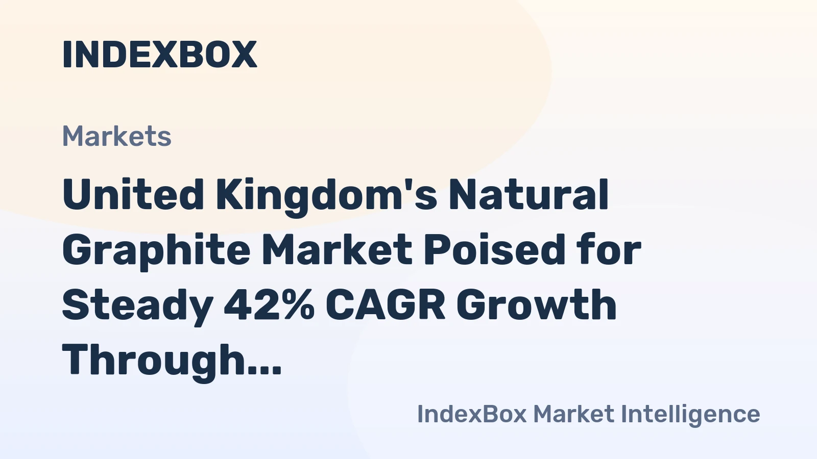 United Kingdom's Natural Graphite Market Poised for Steady 42% CAGR Growth Through 2035