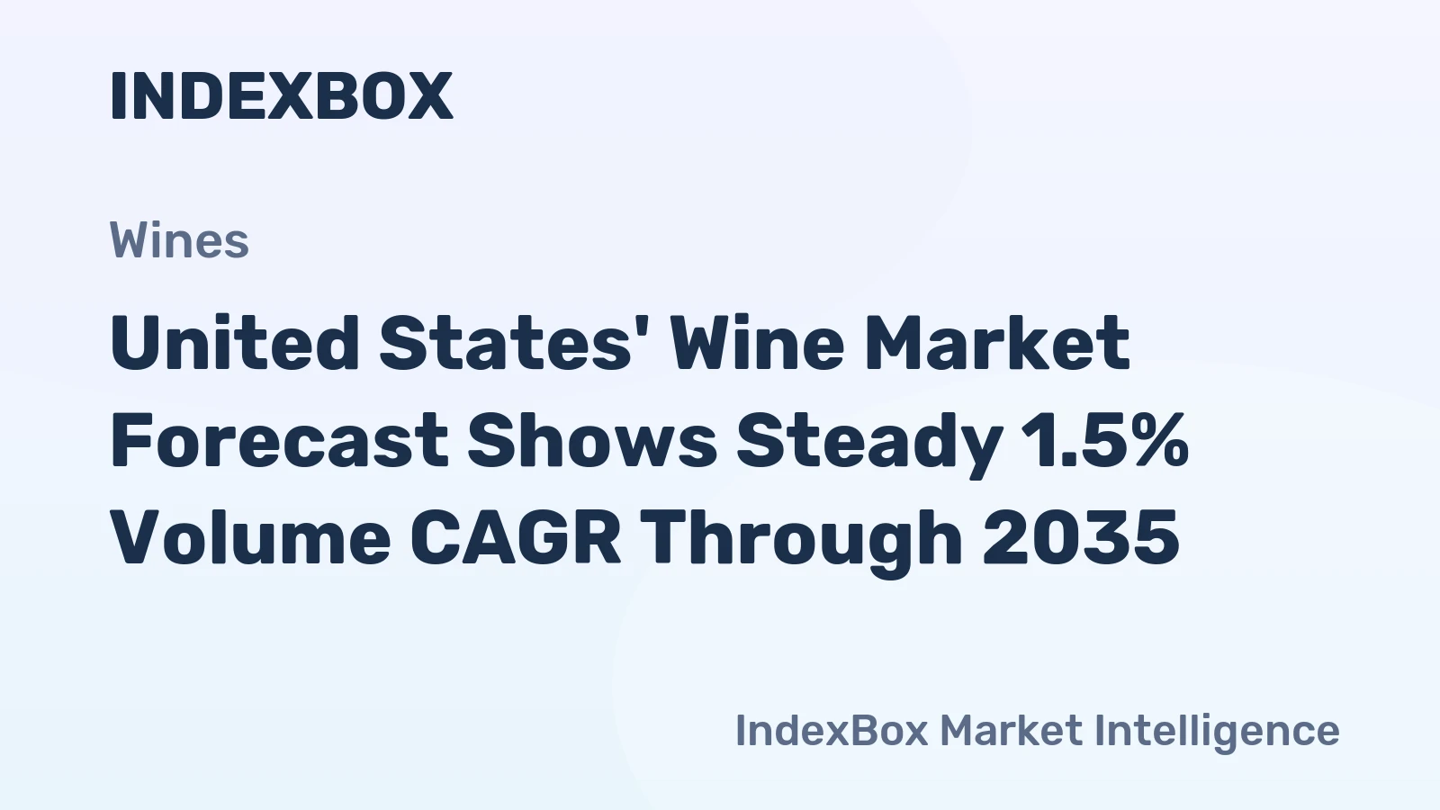 United States' Wine Market Forecast Shows Steady 1.5% Volume CAGR Through 2035