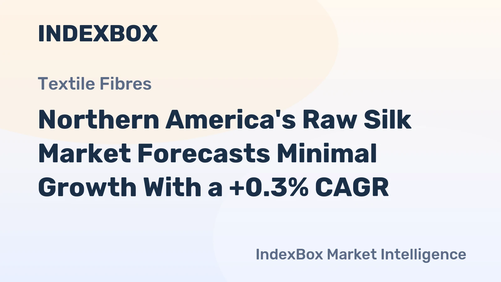 Northern America's Raw Silk Market Forecasts Minimal Growth With a +0.3% CAGR