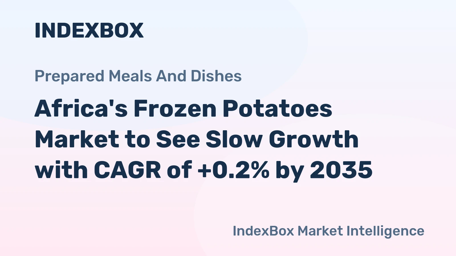 Africa's Frozen Potatoes Market to See Slow Growth with CAGR of +0.2% by 2035