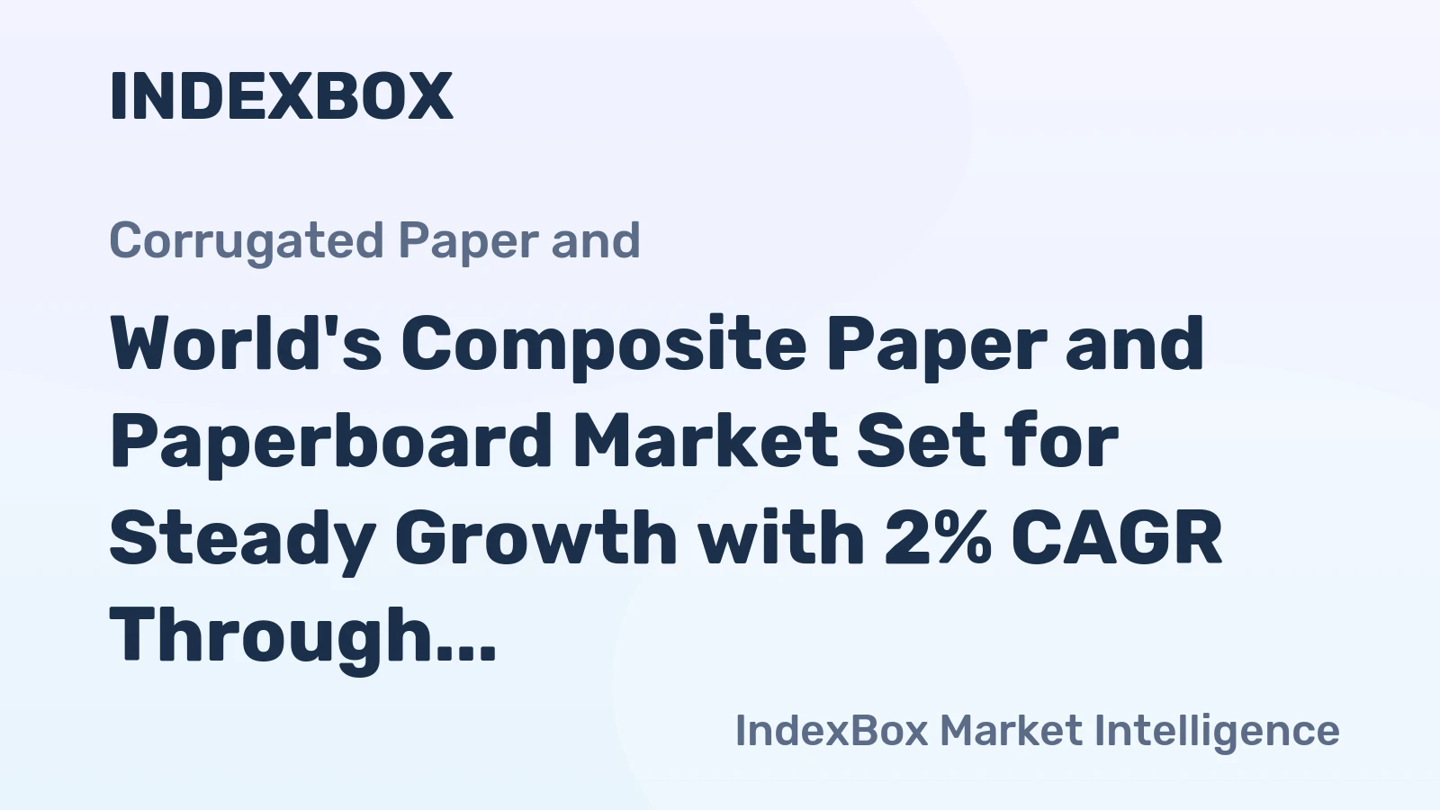 World's Composite Paper and Paperboard Market Set for Steady Growth with 2% CAGR Through 2035
