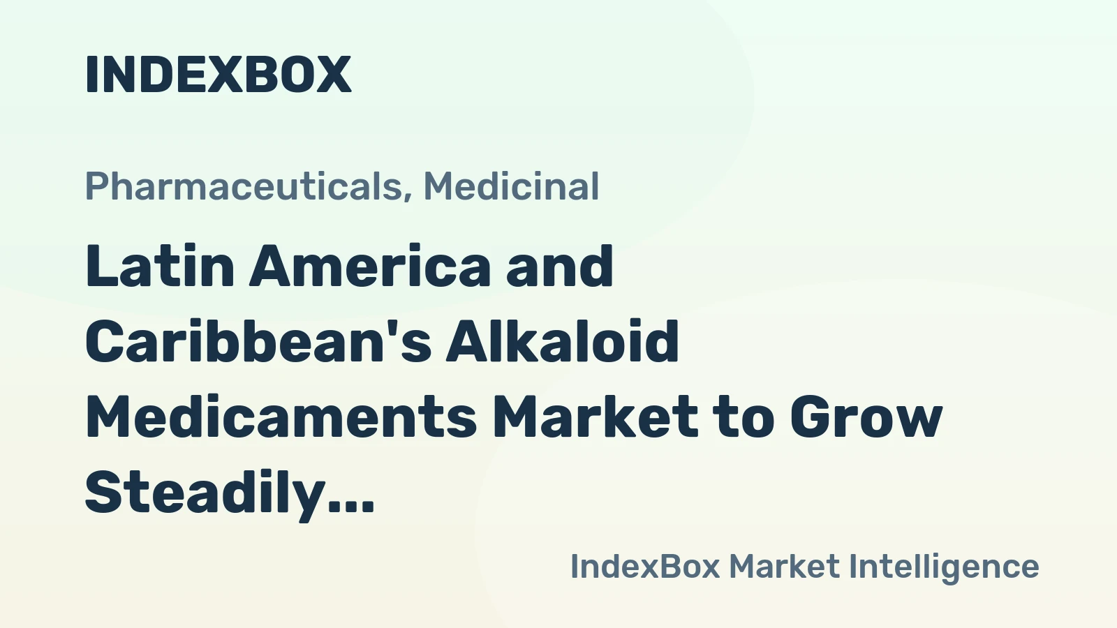 Latin America and Caribbean's Alkaloid Medicaments Market to Grow Steadily with 2% CAGR Through 2035