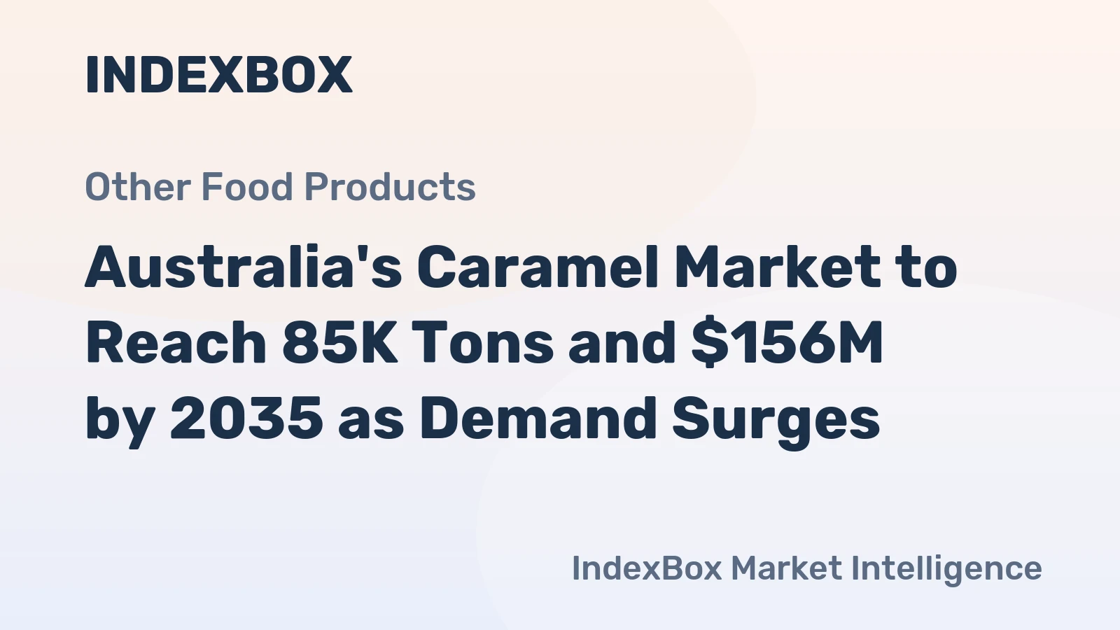 Australia's Caramel Market to Reach 85K Tons and $156M by 2035 as Demand Surges