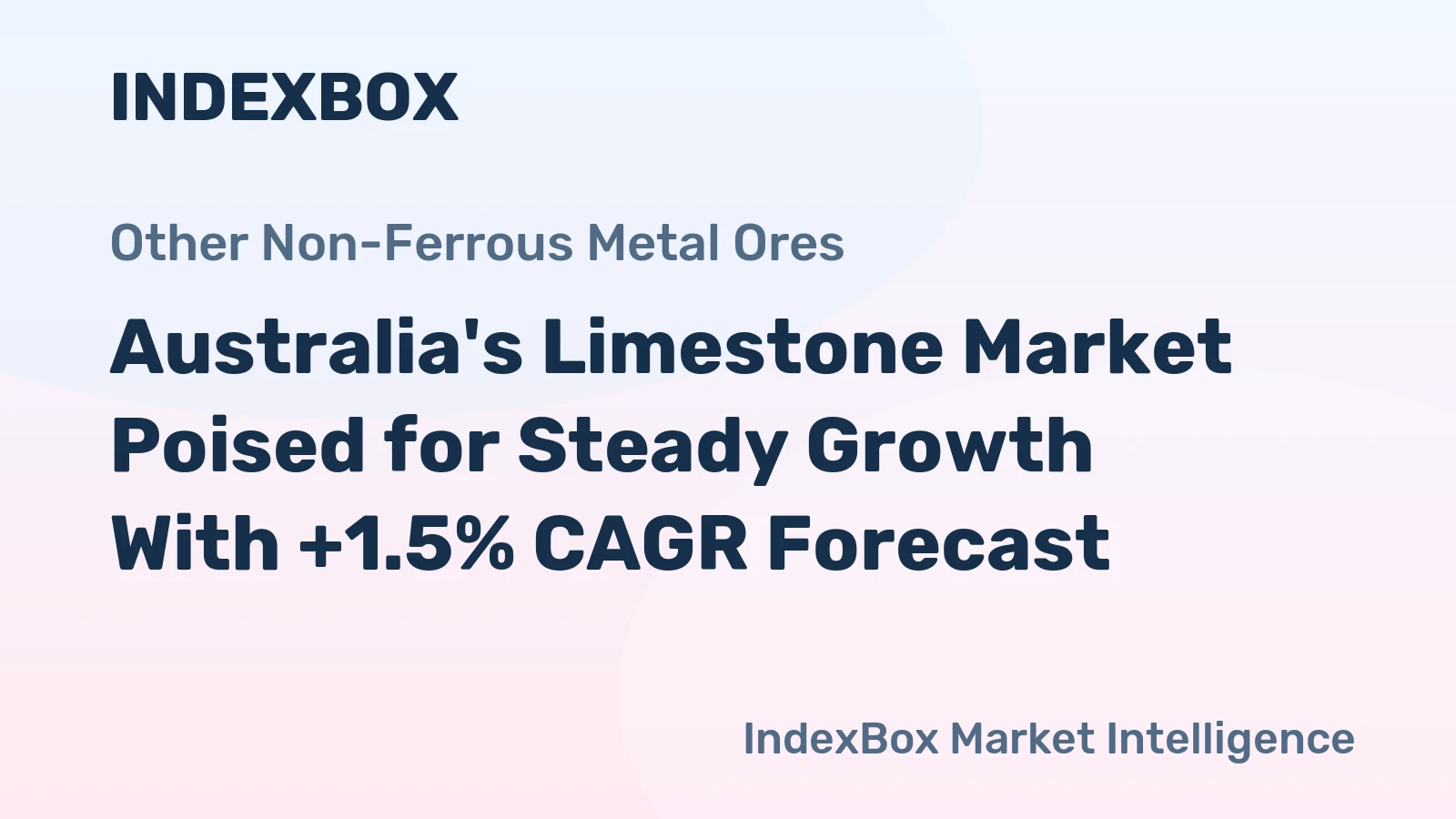 Australia's Limestone Market Poised for Steady Growth With +1.5% CAGR Forecast