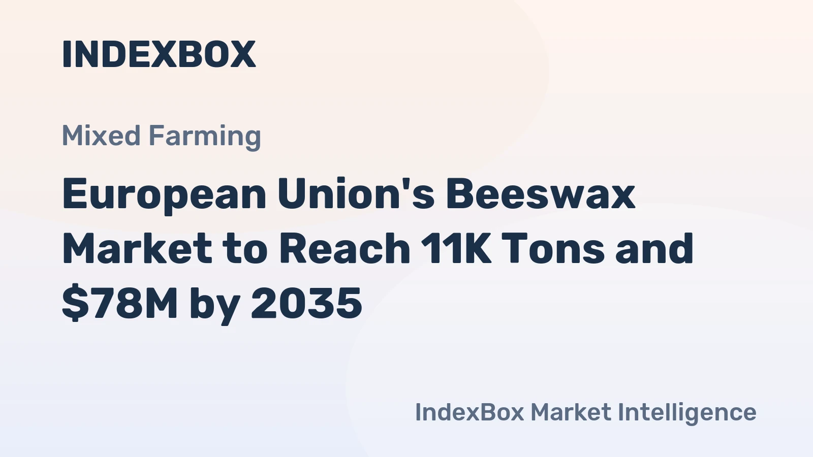 European Union's Beeswax Market to Reach 11K Tons and $78M by 2035