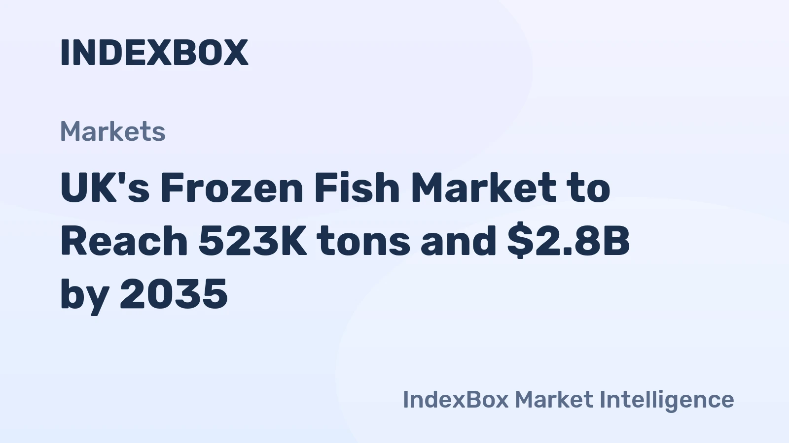 UK's Frozen Fish Market to Reach 523K tons and $2.8B by 2035