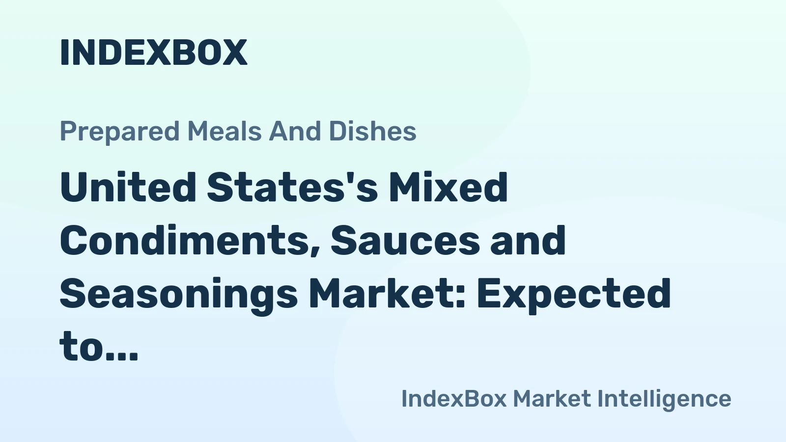United States's Mixed Condiments, Sauces and Seasonings Market: Expected to Reach 3.3M tons and $11.6B by 2035