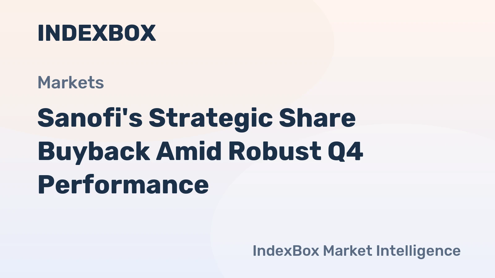 Sanofi's Strategic Share Buyback Amid Robust Q4 Performance