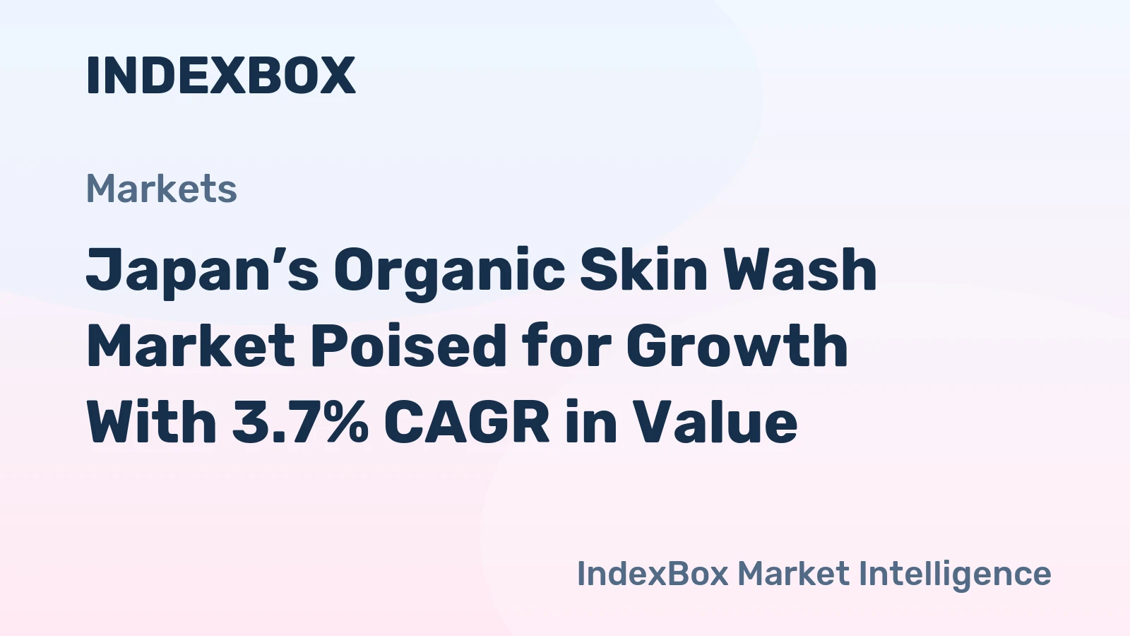 Japan’s Organic Skin Wash Market Poised for Growth With 3.7% CAGR in Value