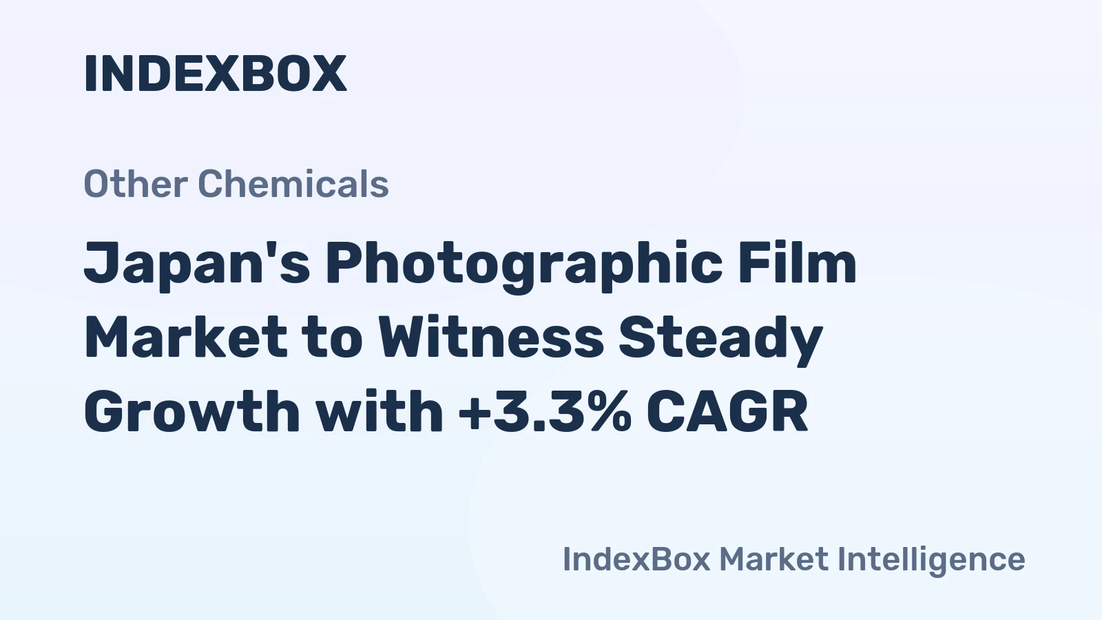 Japan's Photographic Film Market to Witness Steady Growth with +3.3% CAGR