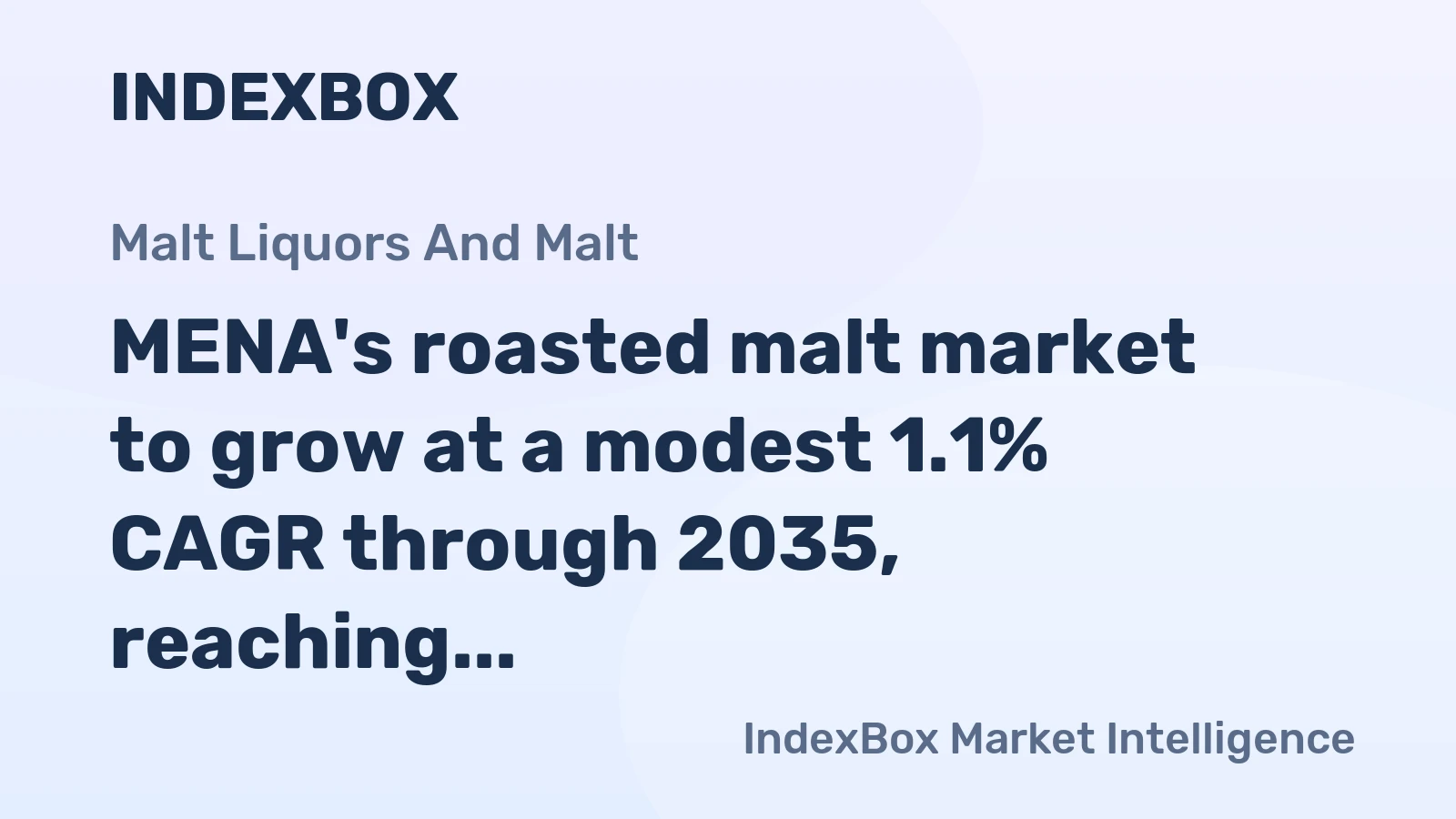 MENA's roasted malt market to grow at a modest 1.1% CAGR through 2035, reaching 317K tons, driven by sustained regional demand.
