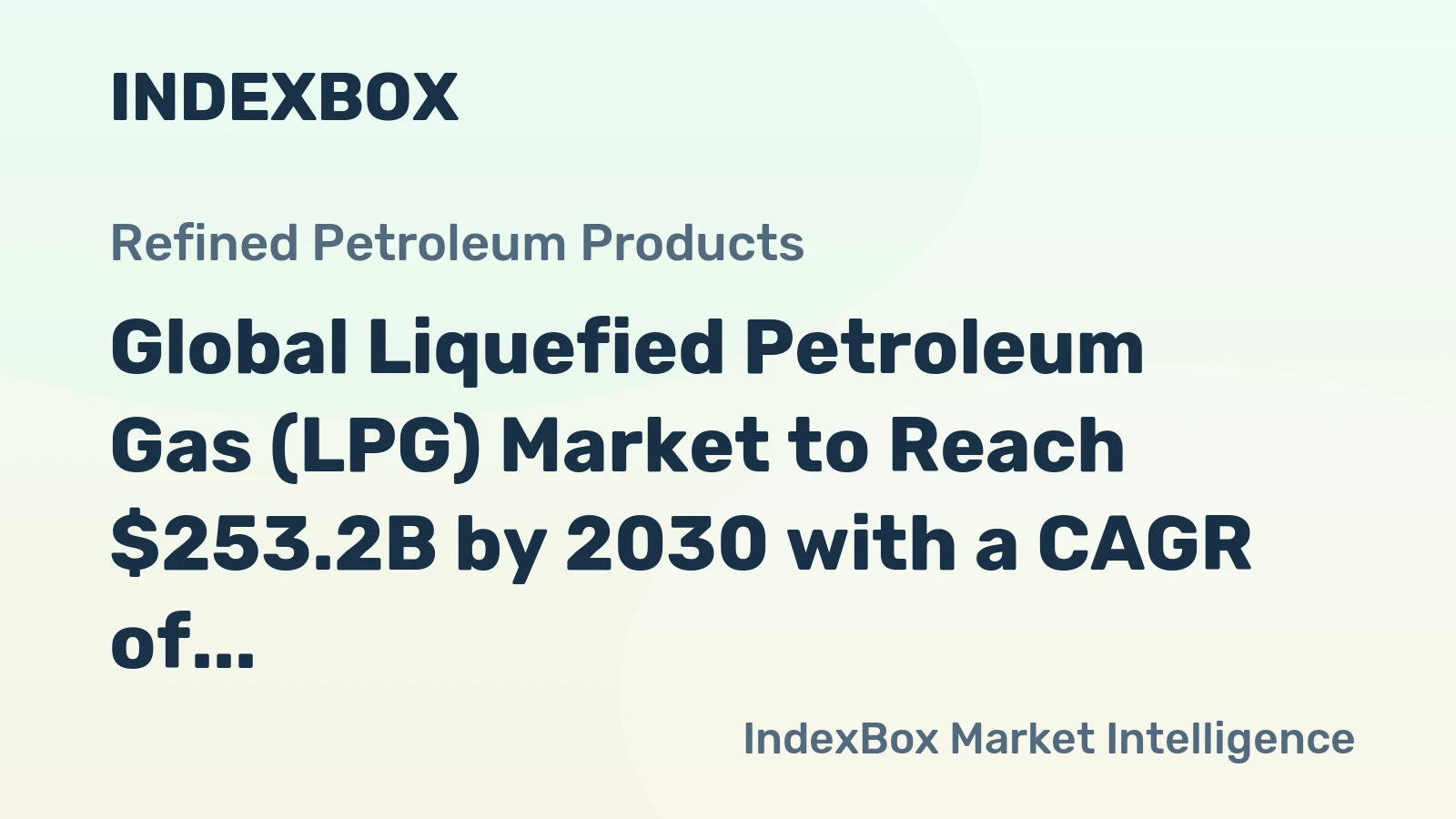 Global Liquefied Petroleum Gas (LPG) Market to Reach $253.2B by 2030 with a CAGR of +4.0%