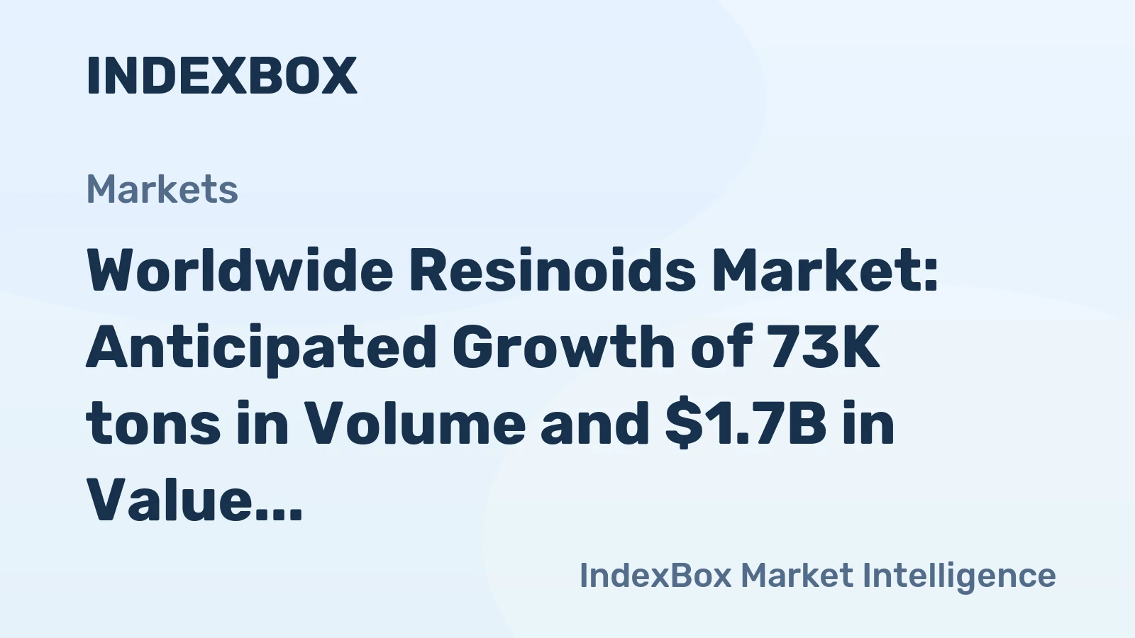 Worldwide Resinoids Market: Anticipated Growth of 73K tons in Volume and $1.7B in Value by 2035