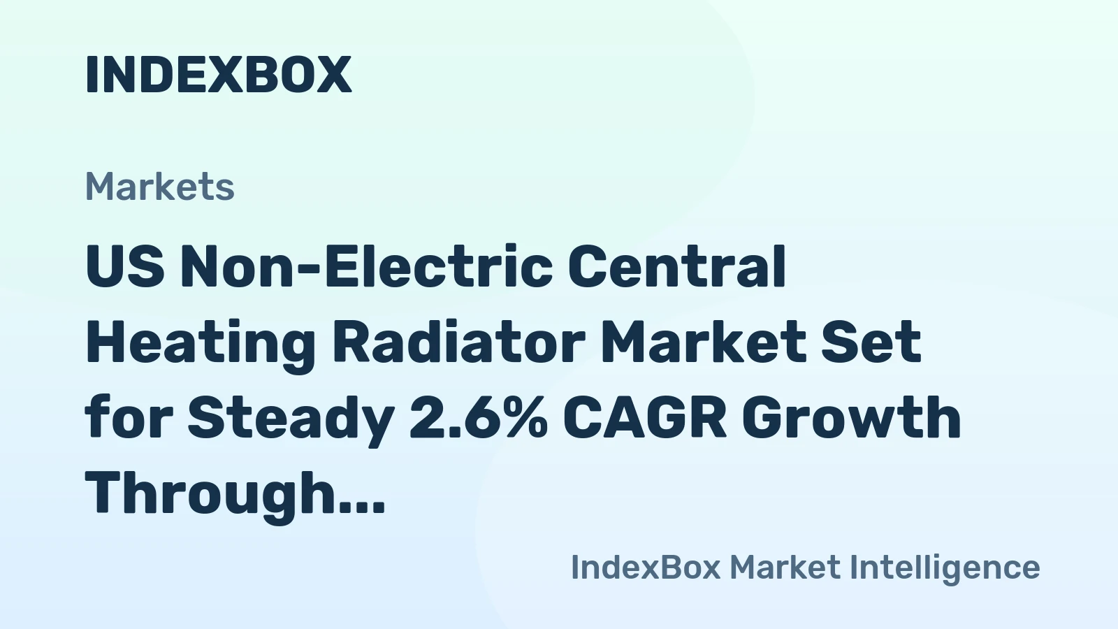 US Non-Electric Central Heating Radiator Market Set for Steady 2.6% CAGR Growth Through 2035
