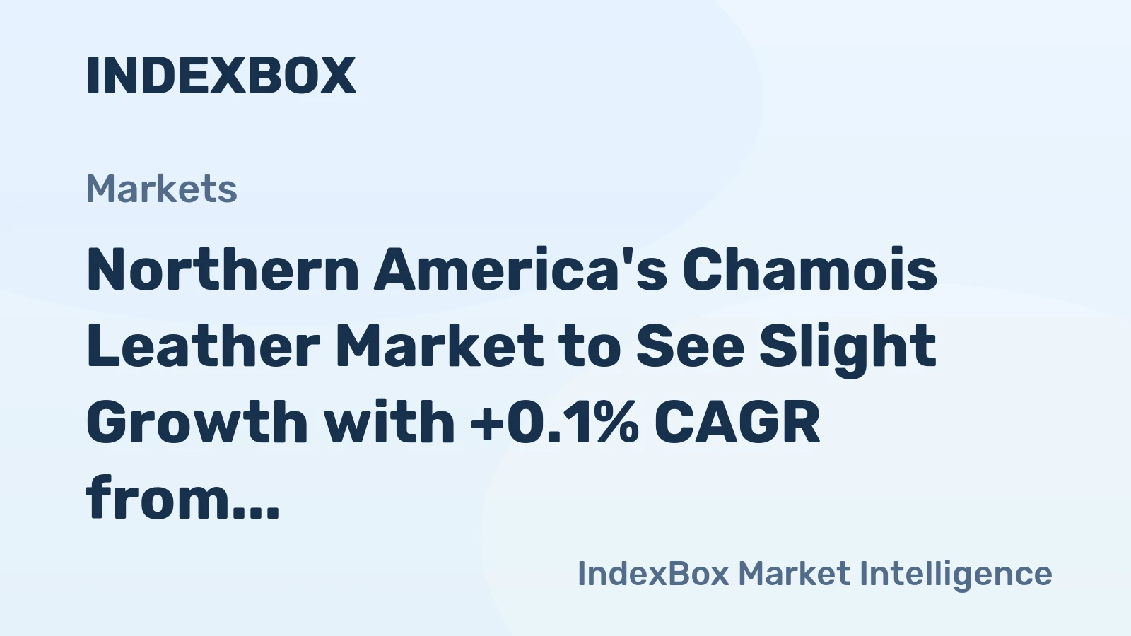 Northern America's Chamois Leather Market to See Slight Growth with +0.1% CAGR from 2024-2035
