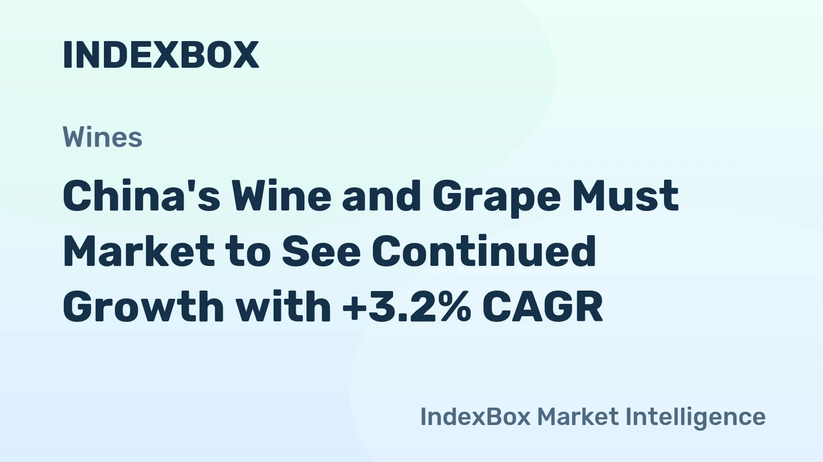 China's Wine and Grape Must Market to See Continued Growth with +3.2% CAGR