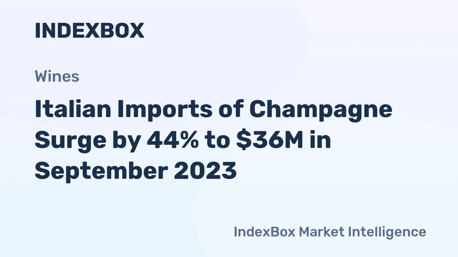 Italian Imports of Champagne Surge by 44% to $36M in September 2023