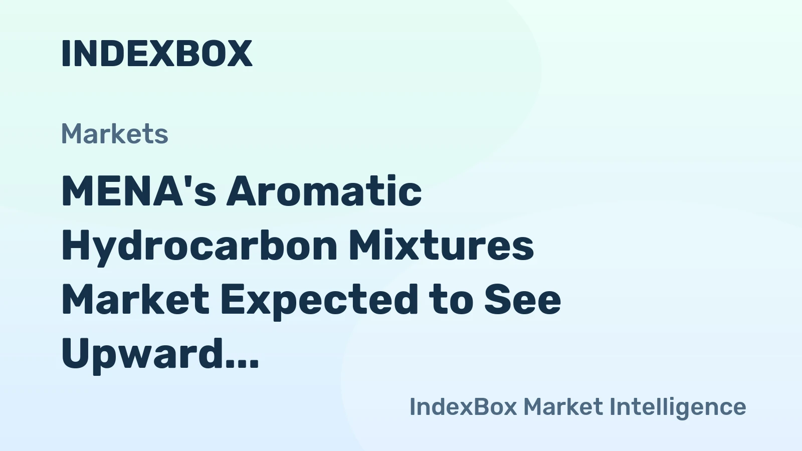 MENA's Aromatic Hydrocarbon Mixtures Market Expected to See Upward Consumption Trend with Market Volume Reaching 5M Tons by 2035