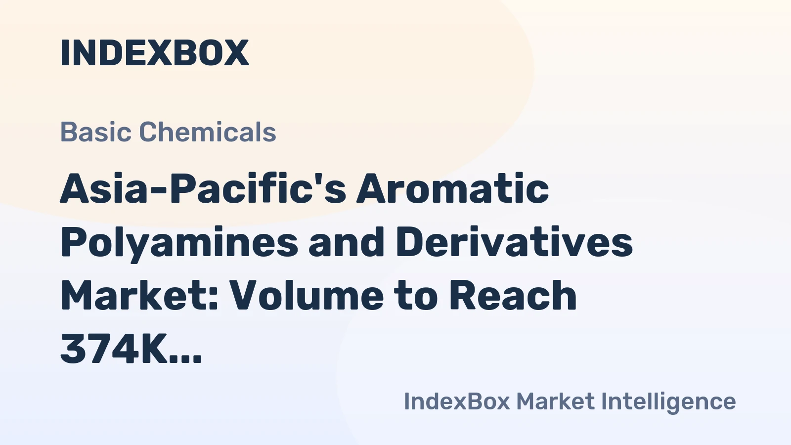 Asia-Pacific's Aromatic Polyamines and Derivatives Market: Volume to Reach 374K Tons, Value to Hit $1.8B by 2035