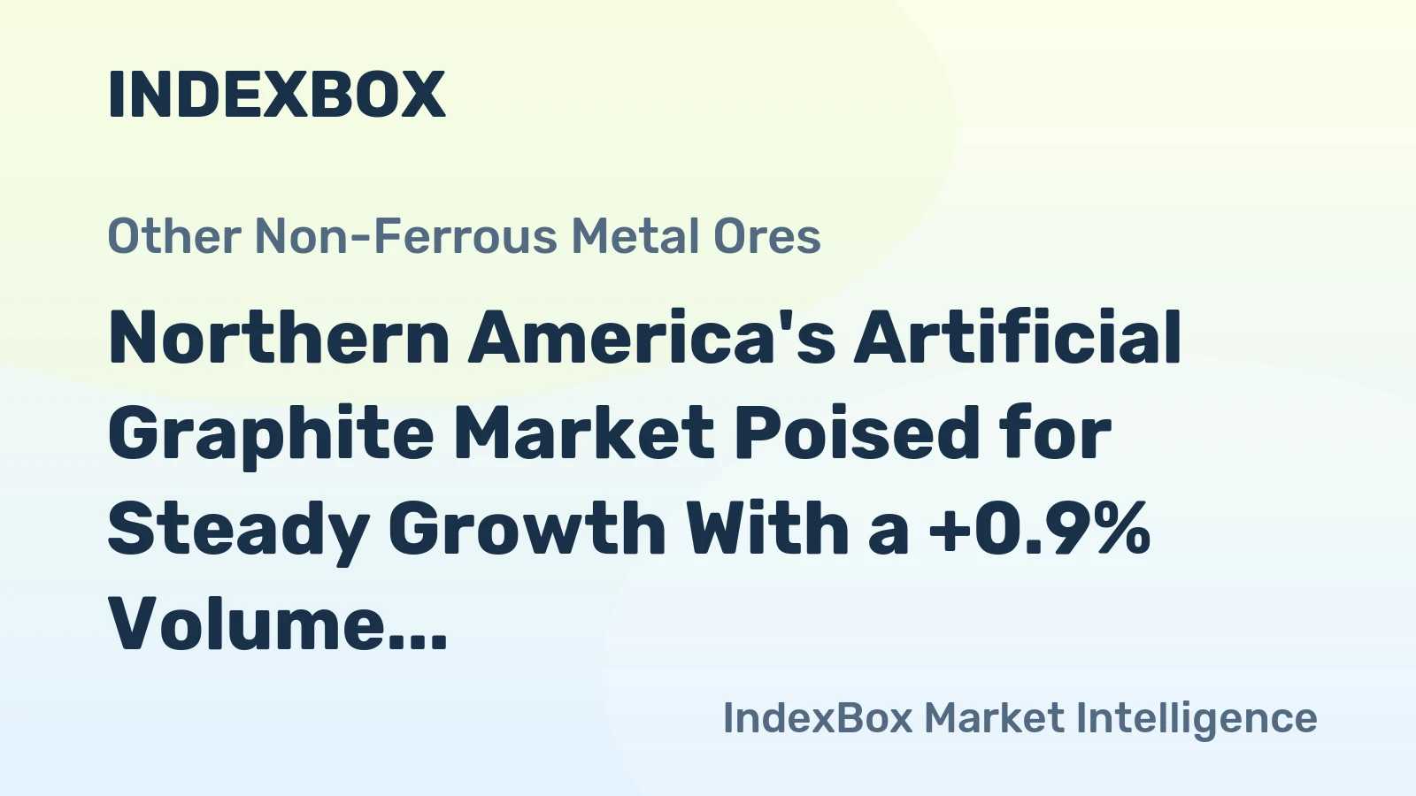 Northern America's Artificial Graphite Market Poised for Steady Growth With a +0.9% Volume CAGR Through 2035