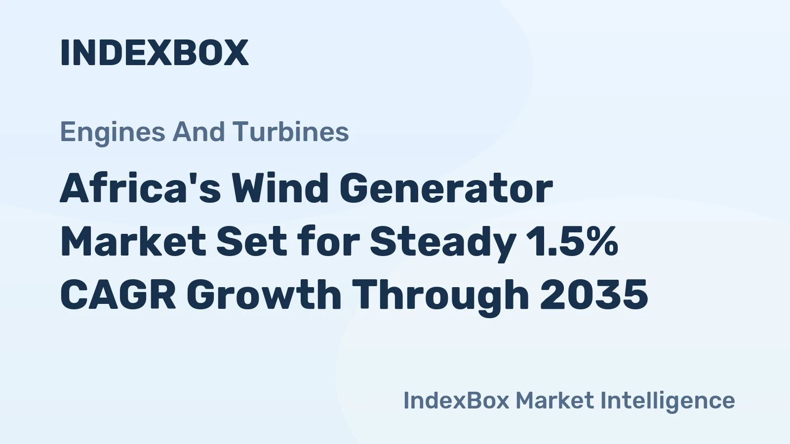Africa's Wind Generator Market Set for Steady 1.5% CAGR Growth Through 2035