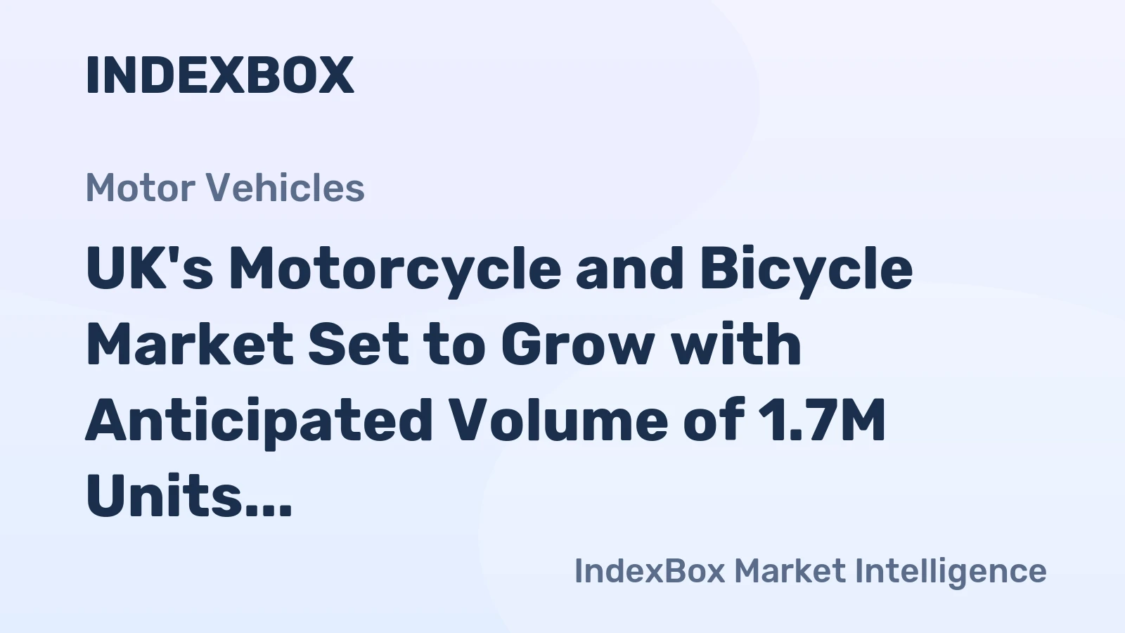 UK's Motorcycle and Bicycle Market Set to Grow with Anticipated Volume of 1.7M Units and Value of $830M by 2035