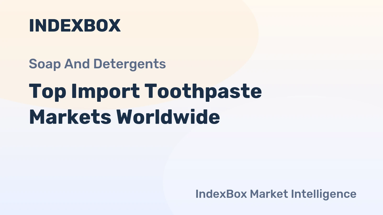 Top Import Toothpaste Markets Worldwide