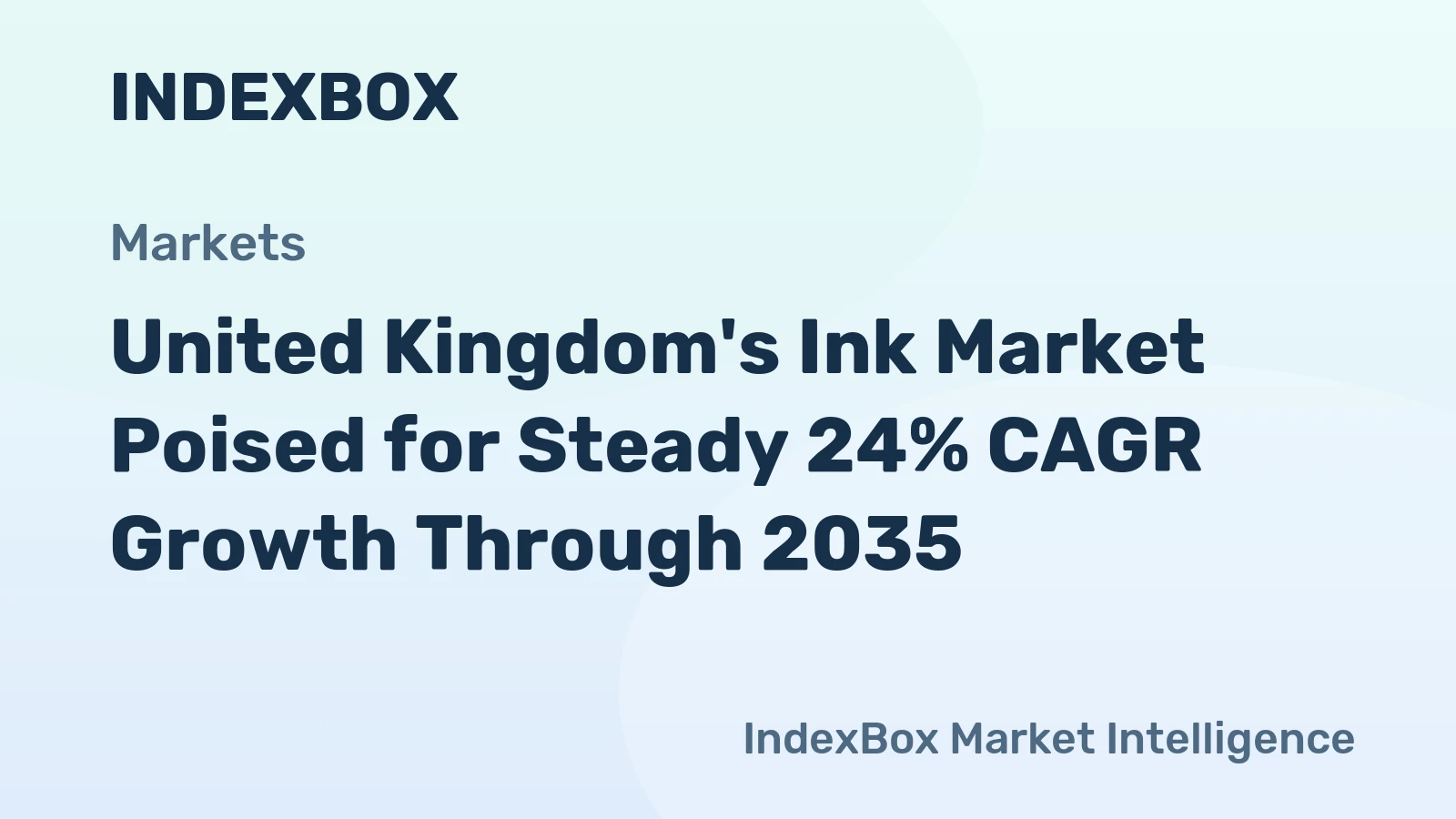 United Kingdom's Ink Market Poised for Steady 24% CAGR Growth Through 2035