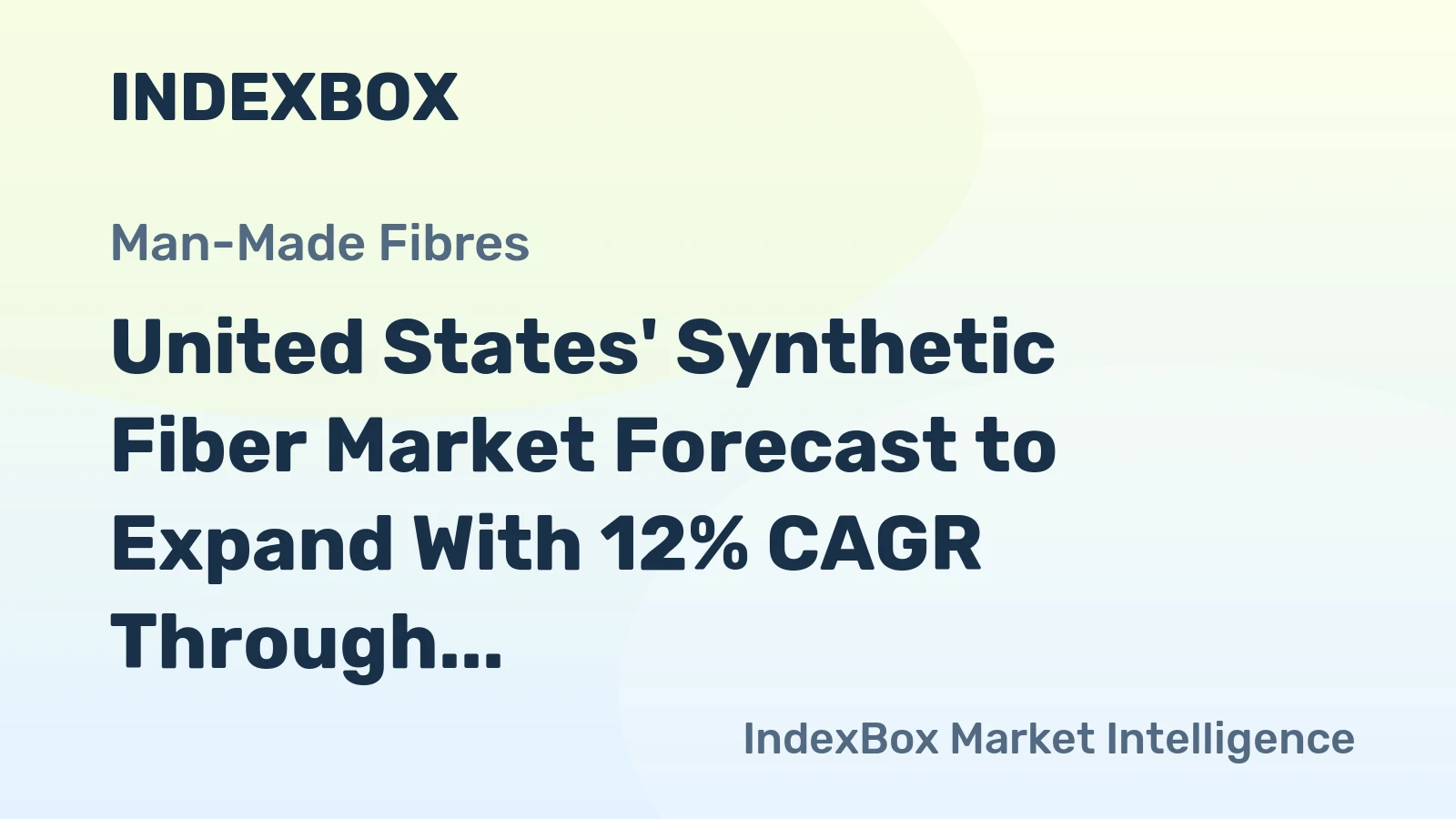 United States' Synthetic Fiber Market Forecast to Expand With 12% CAGR Through 2035