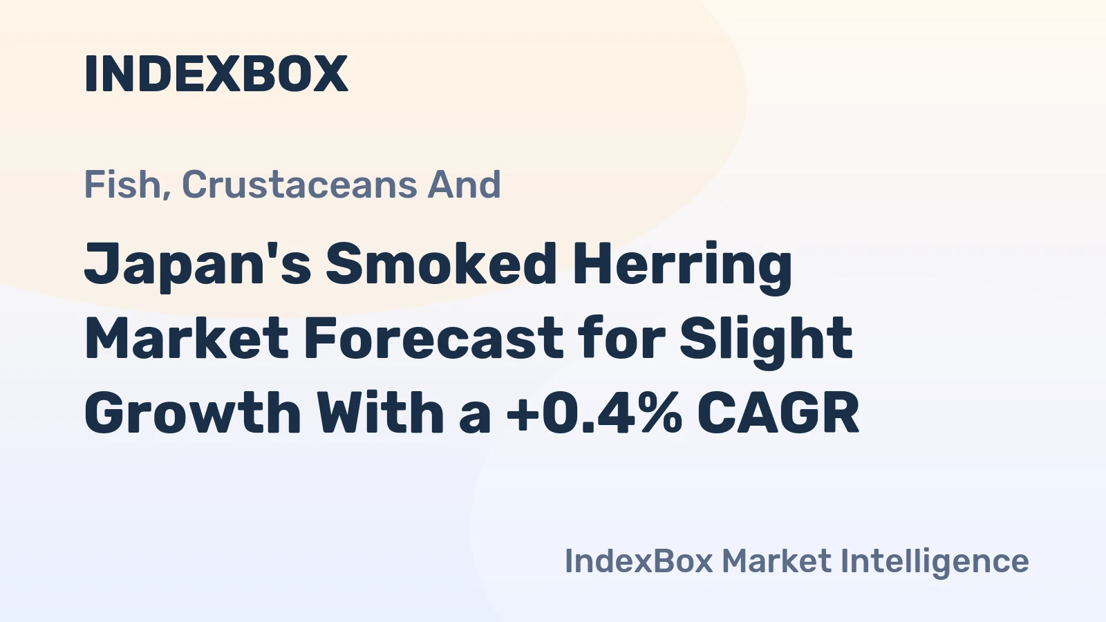 Japan's Smoked Herring Market Forecast for Slight Growth With a +0.4% CAGR
